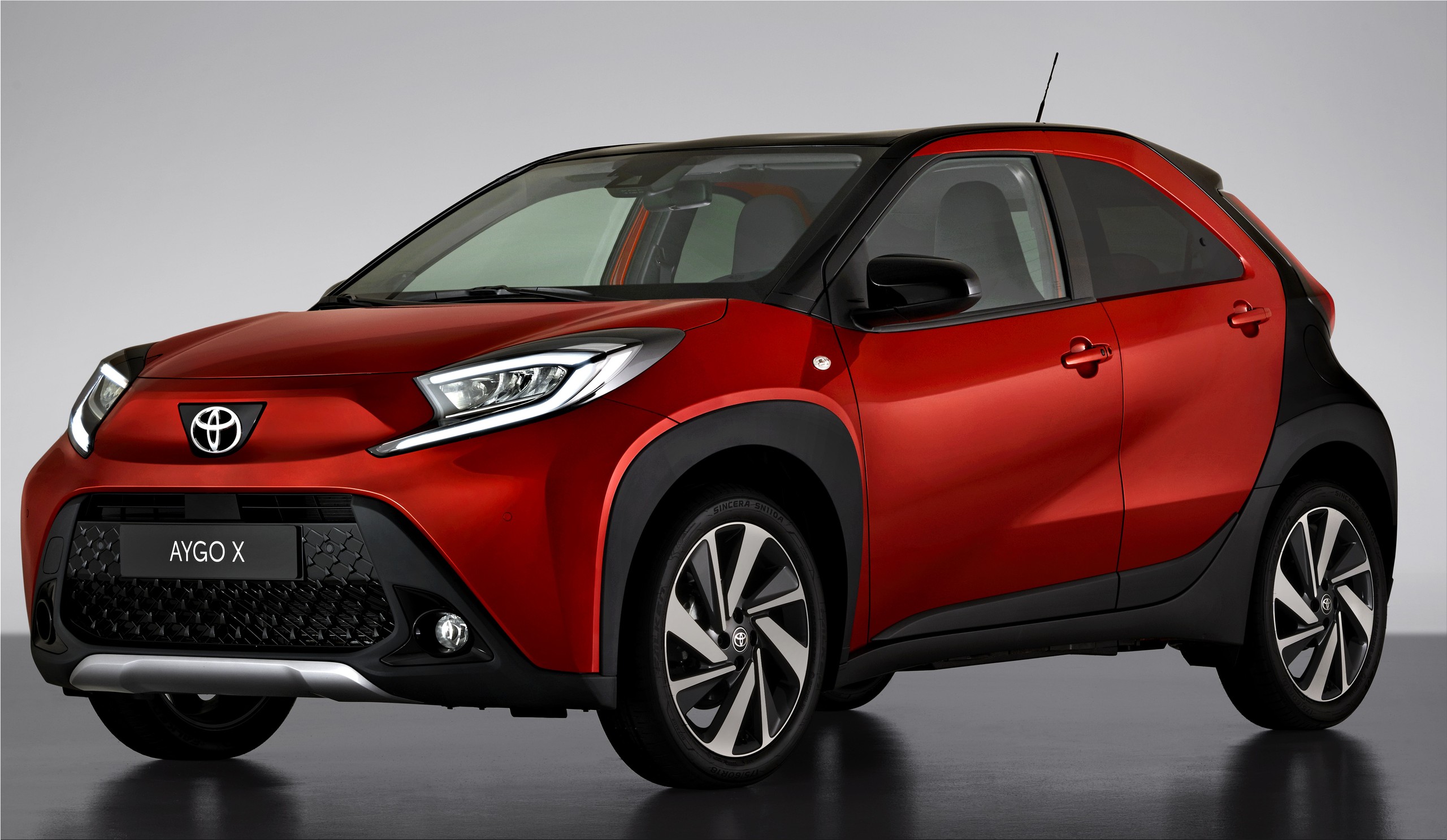 The new Toyota Aygo X crossover beautiful compact and safe Car Division