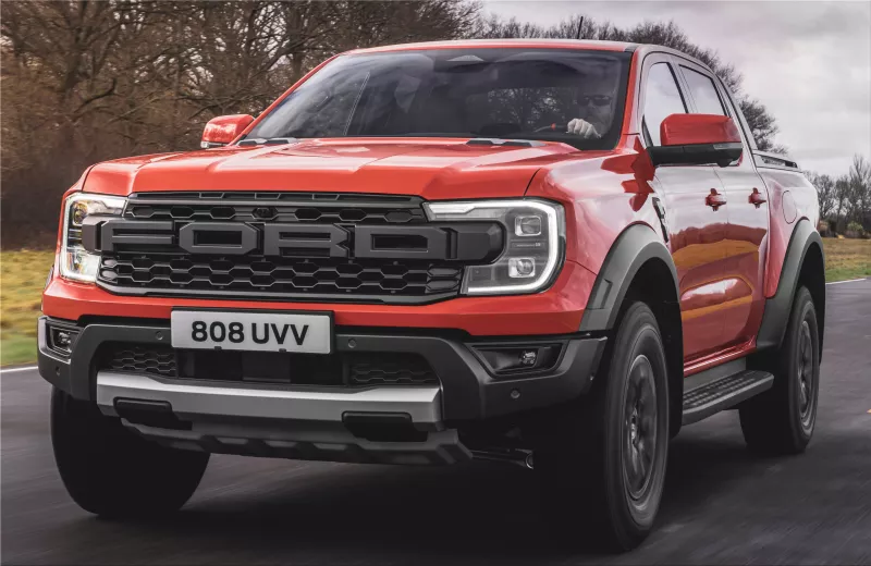 The new Ford Ranger Raptor pickup truck is now available in Europe ...
