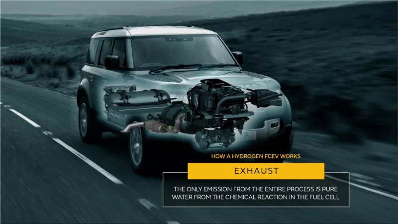 Jaguar Land Rover develops hydrogen-powered fuel cell technology (FCEV ...